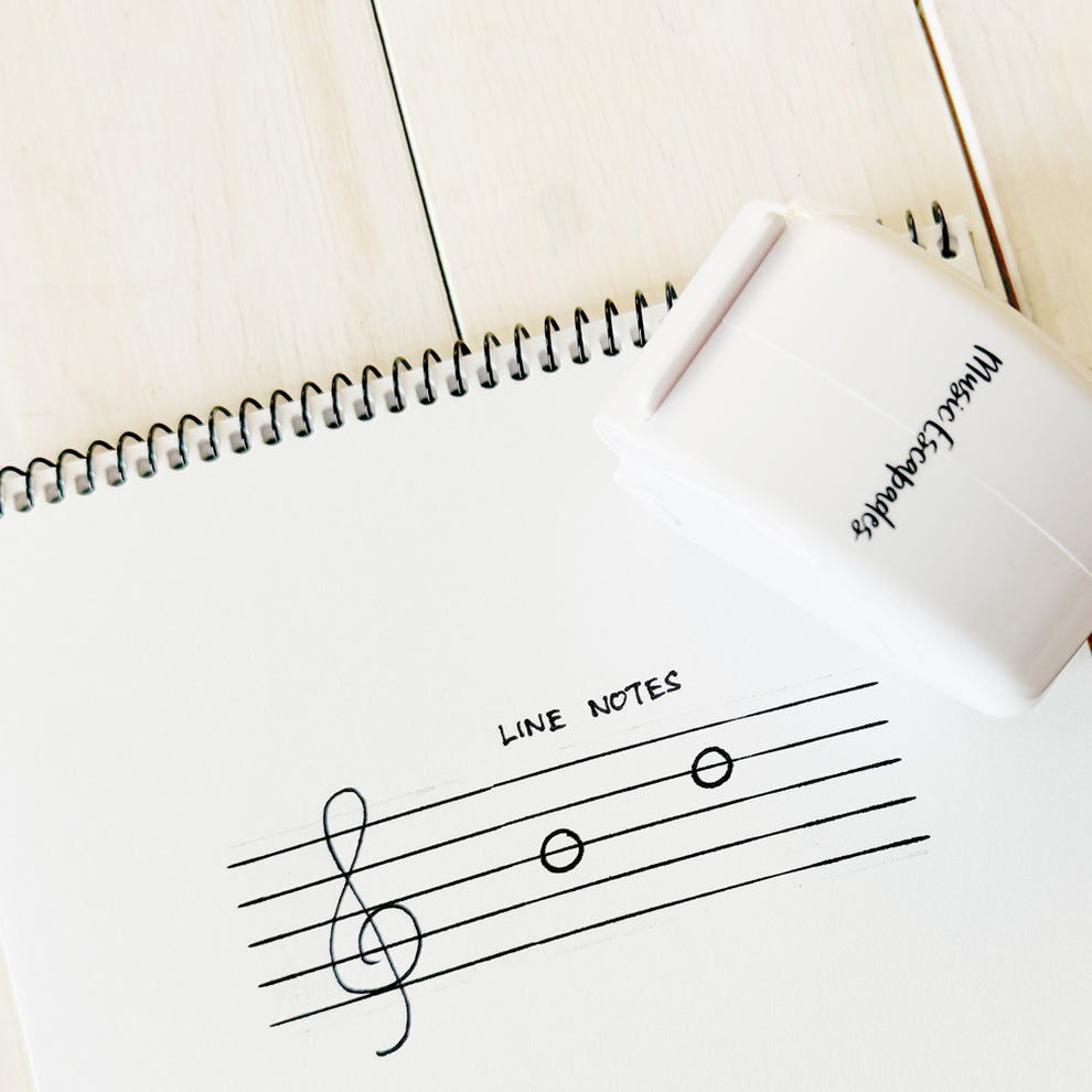 Large Music Staff Roller Stamp – Music Escapades Shoppe