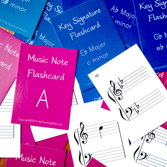 Note and Key Signature Flashcards (Student Set) – Music Escapades Shoppe