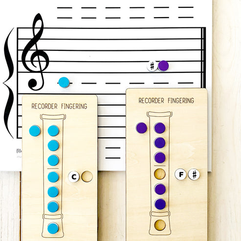 Recorder Fingering Board – Music Escapades Shoppe