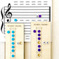 Recorder Fingering Board – Music Escapades Shoppe