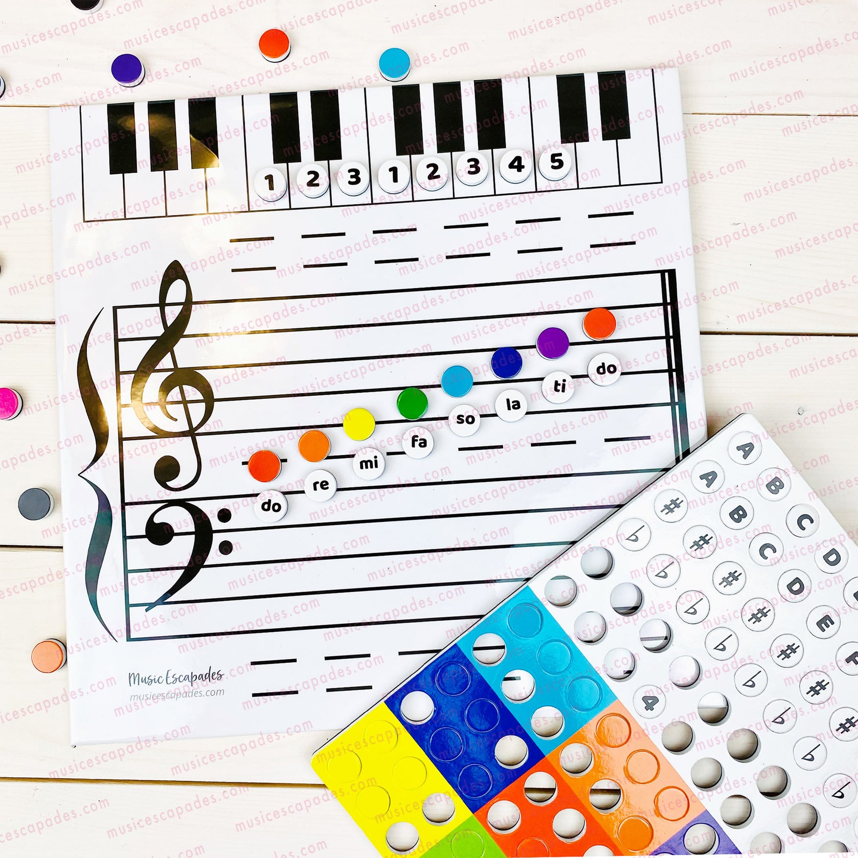 Grand Staff Magnetic Dry-Erase Board – Music Escapades Shoppe
